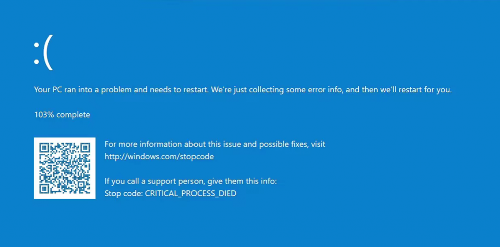 Critical process died в Windows 11 — как исправить